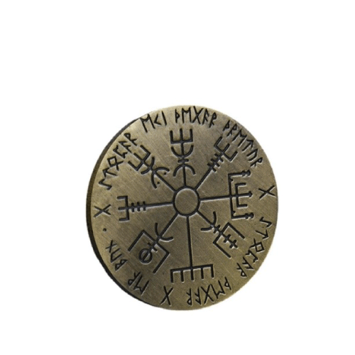 Amulet: viking kompas - Sterk In Mijn Vel